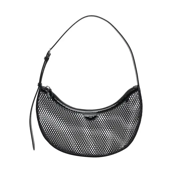 Alaïa One Piece Demi Lune Shoulder Bag - Black