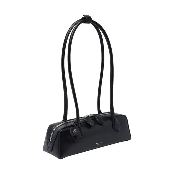 Alaïa Small Teckel Shoulder Bag - Black