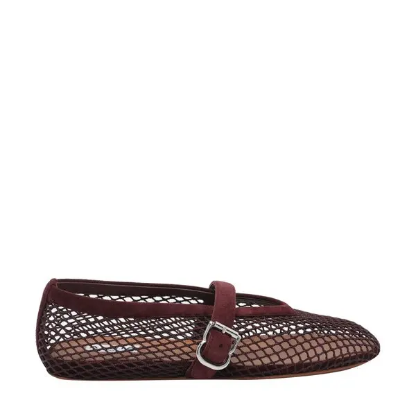 Alaïa Fishnet Flat Ballets