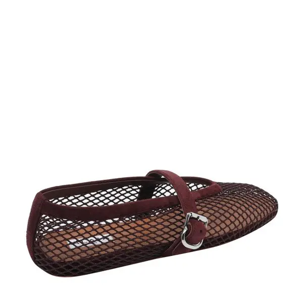 Alaïa Fishnet Flat Ballets