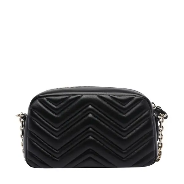 Gucci Gg Marmont Quilted Leather Shoulder Bag - Black