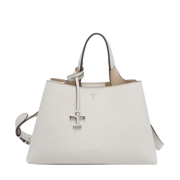 TOD'S Small Leather Handbag - White