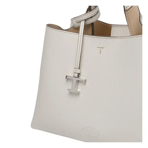 TOD'S Small Leather Handbag - White