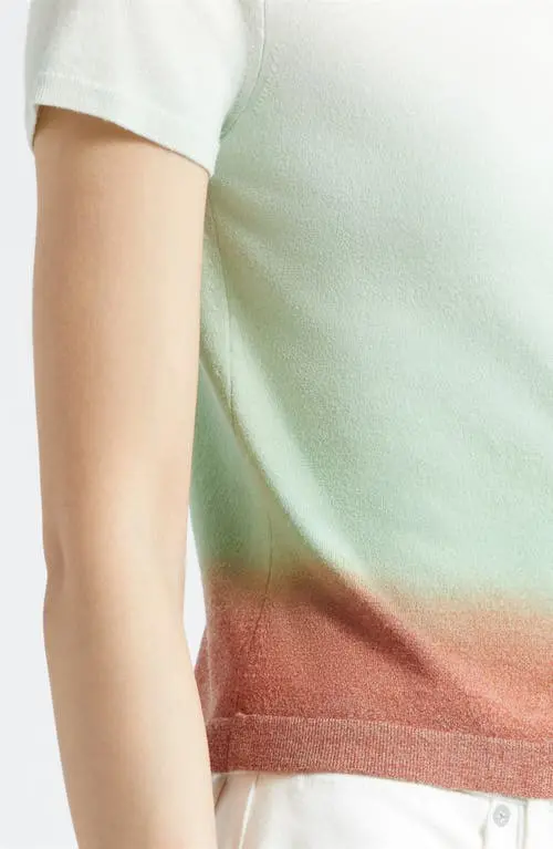 3.1 Phillip Lim Short Sleeve Crop Wool Blend Cardigan
