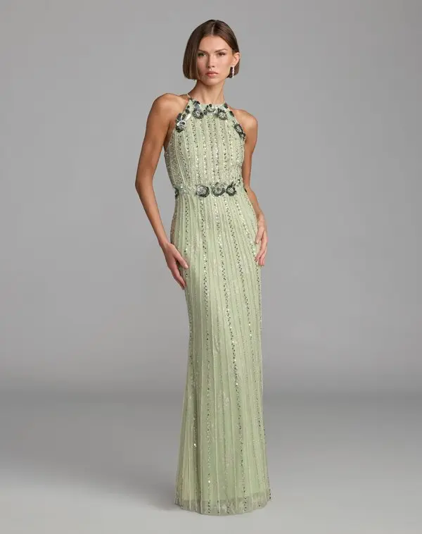 MAC DUGGAL COLLECTION Embellished Sleeveless Gown