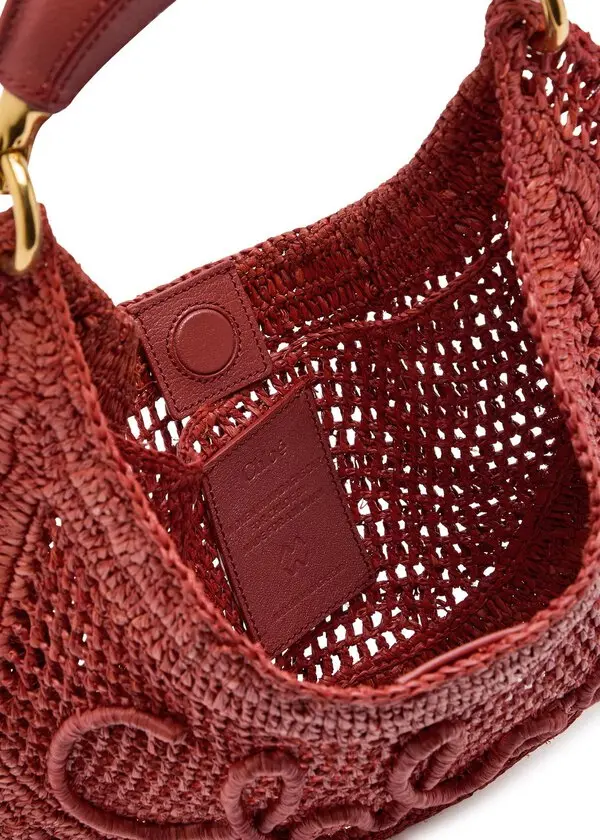 Chloé Raffia Shoulder Bag - Red