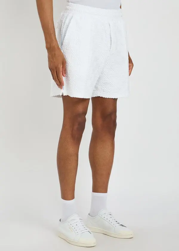 Casablanca Logo-monogrammed Terry Jacquard Shorts