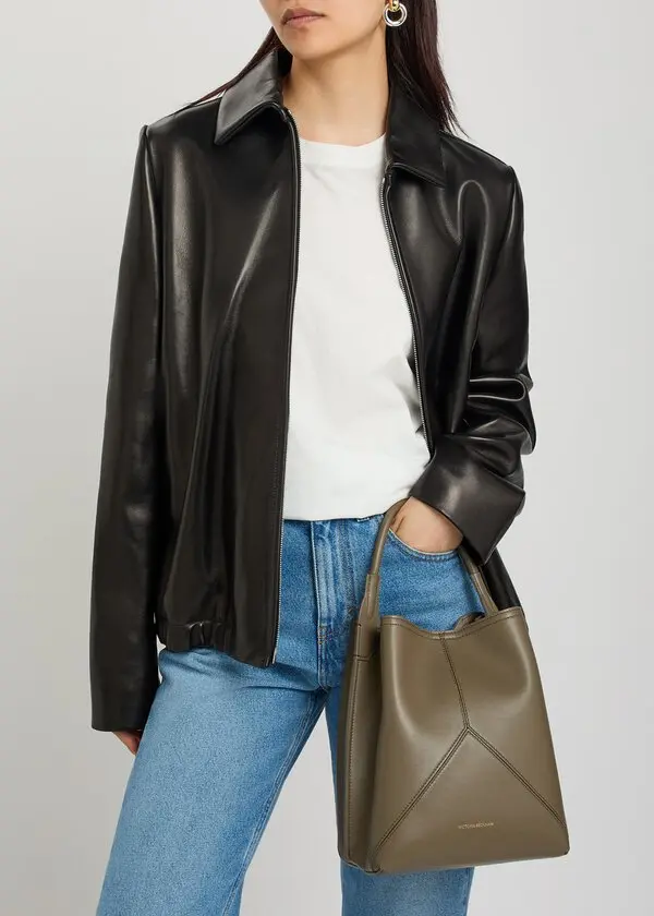 Victoria Beckham Leather Bucket Bag
