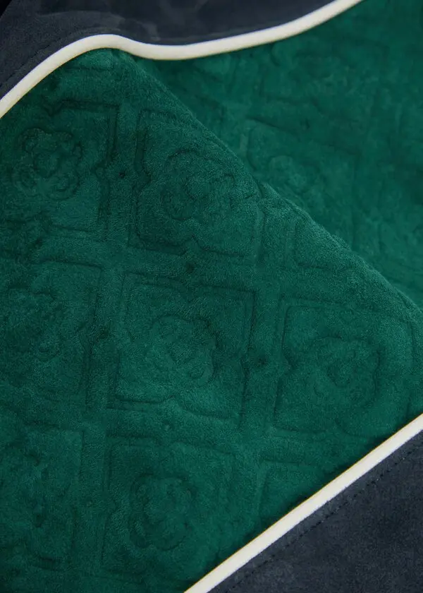 Casablanca Panelled Suede Track Jacket