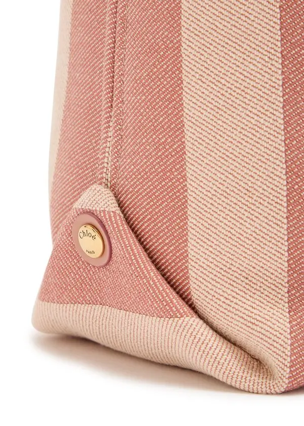 Chloé East-west Canvas Tote Bag - Pink