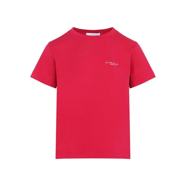 Givenchy Slim Fit Cotton T-shirt With Logo Detail - Multicolor