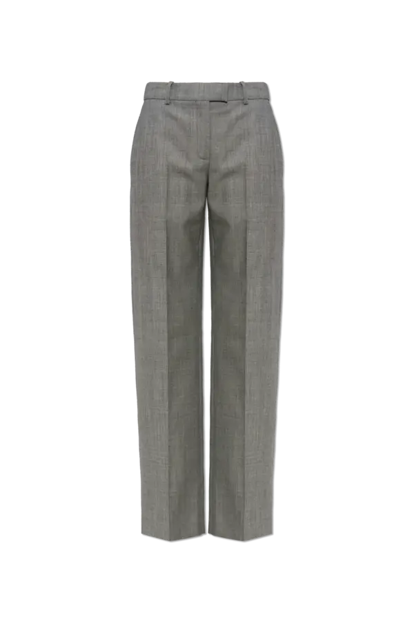 Alexander McQueen Wool Trousers - Grey