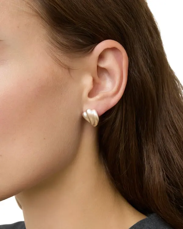 Lié Studio Magda Textured Stud Earrings