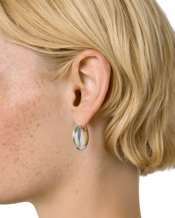 Lié Studio Erin Red Mookaite Hoop Earrings