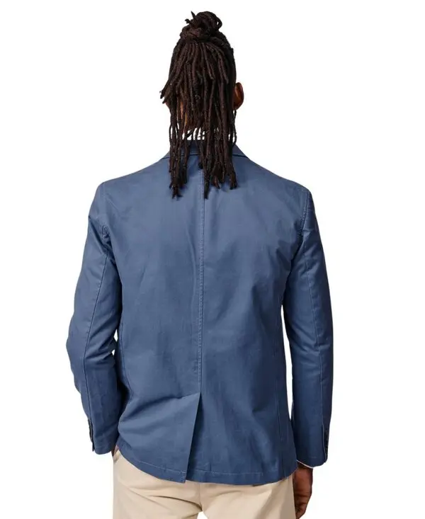 AUBIN Mareham Patch Pocket Blazer - Washed Blue
