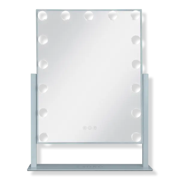 ZADRO Hollywood Led Vertical Vanity Makeup Mirror - French Blue