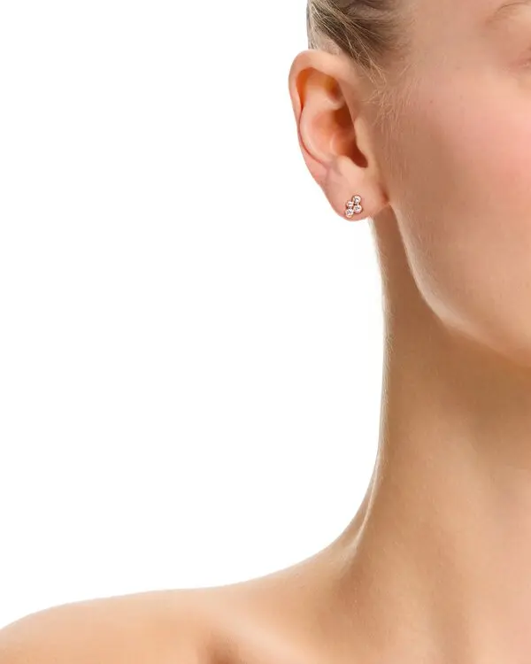 Bloomingdale'S Diamond Bezel Cluster Stud Earrings In 14k Yellow 0.25 Tcw