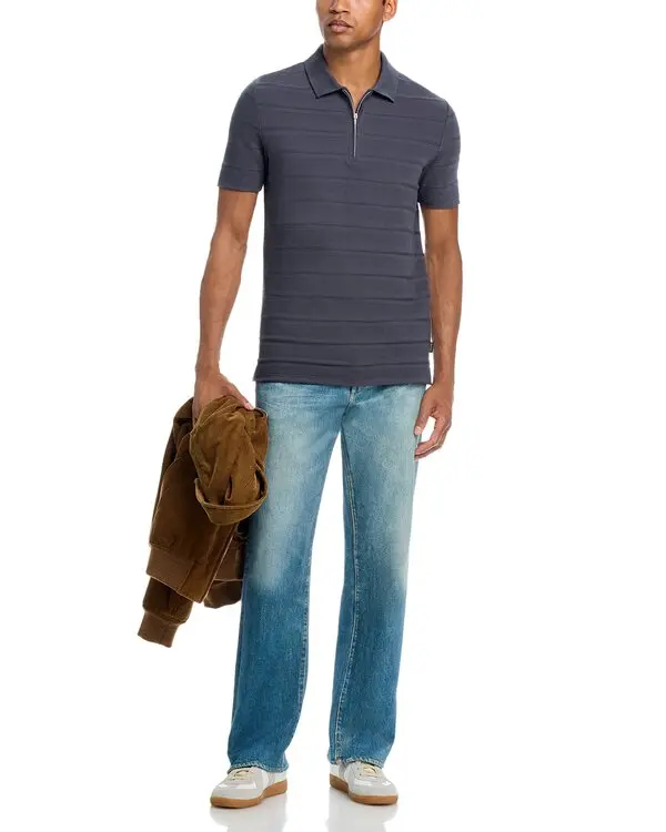 Paul Smith Zip Stripe Polo Shirt