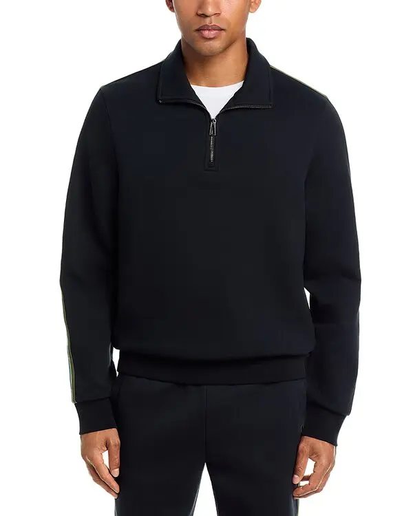 Paul Smith Regular Fit Quarter Zip Sweatshirt