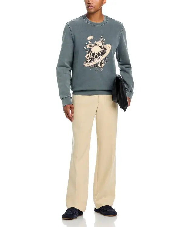 Paul Smith Floral Skull Graphic Sweatshirt