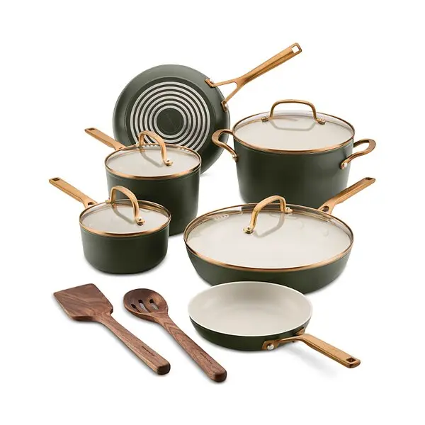 KITCHENAID Hard Anodized Ceramic Induction 12 Piece Cookware Set
