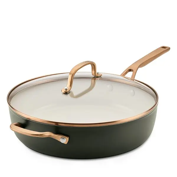 KITCHENAID Hard Anodized Ceramic Induction Evergreen 2 Qt. Covered Saute Pan