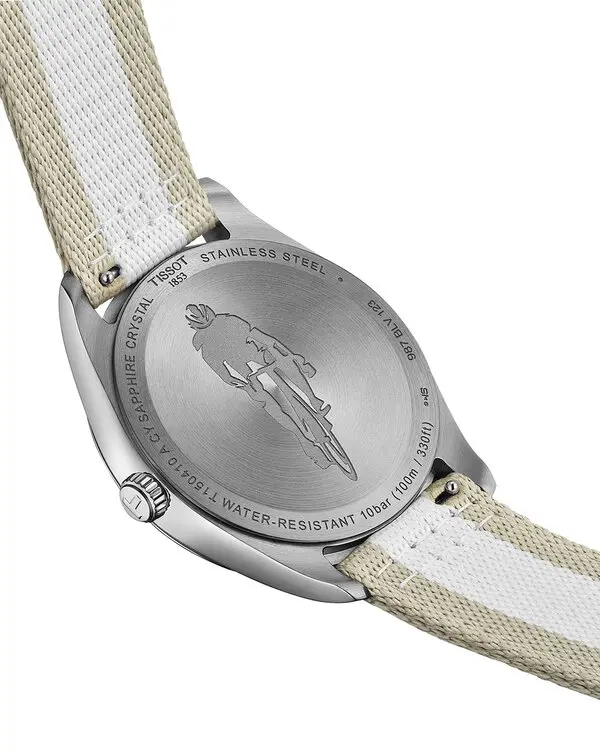 TISSOT Pr 100 Quartz Watch With Textile Strap