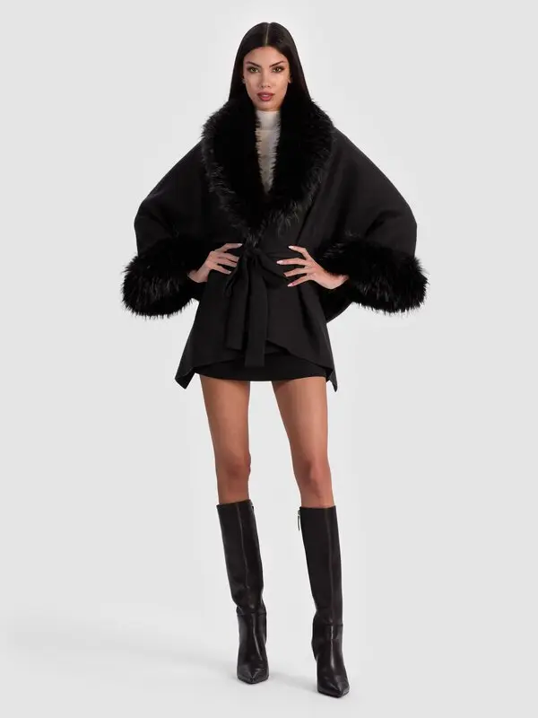 Alice + Olivia Joanne Sweater Coat