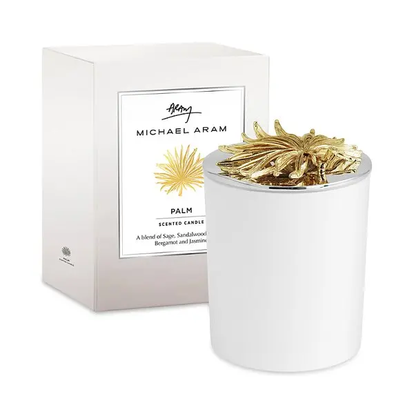 Michael Aram Single Wick Candle 8 Oz - Palm