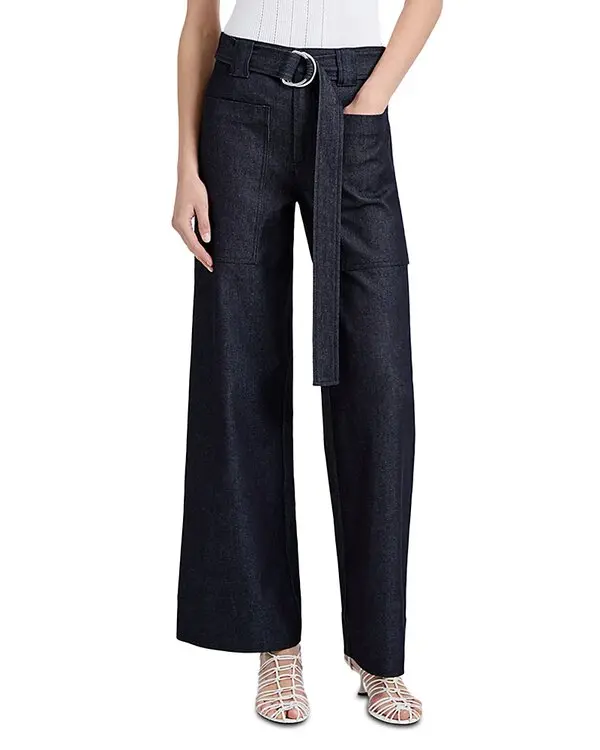 Proenza Schouler White Label Lina Belted Pants - Indigo