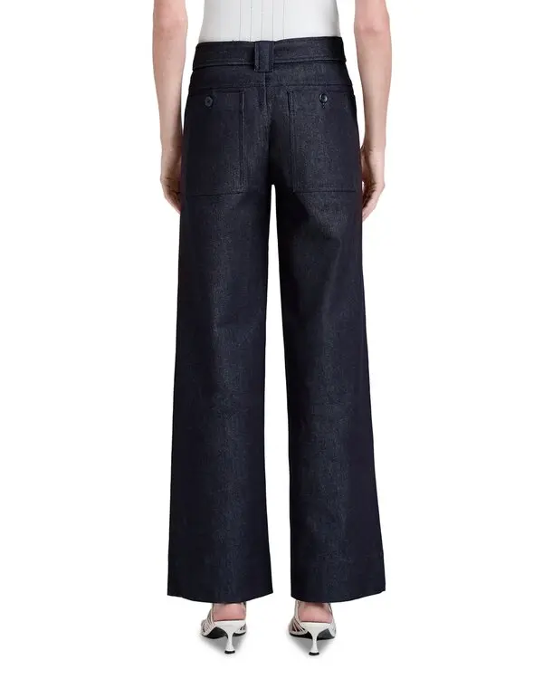 Proenza Schouler White Label Belted Wide-leg Pants
