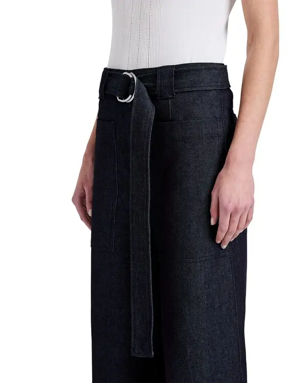 Proenza Schouler White Label Belted Wide-leg Pants