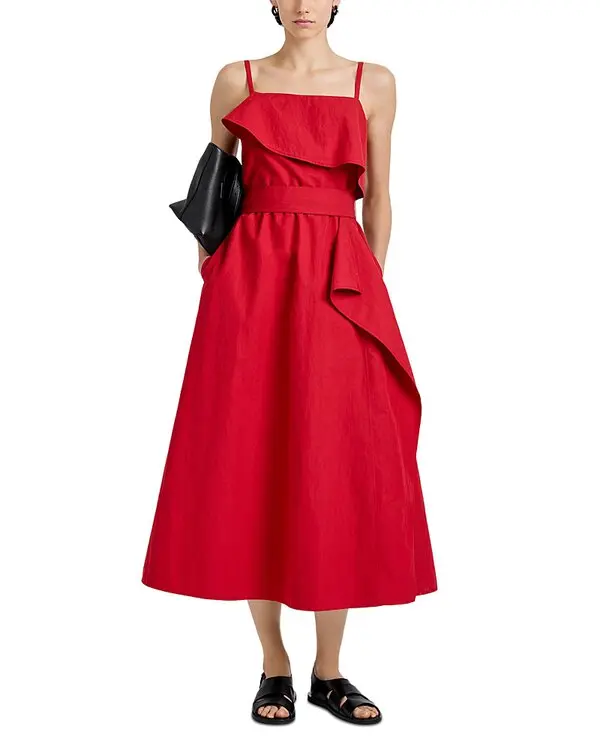 Proenza Schouler White Label Midi Dress - Brick