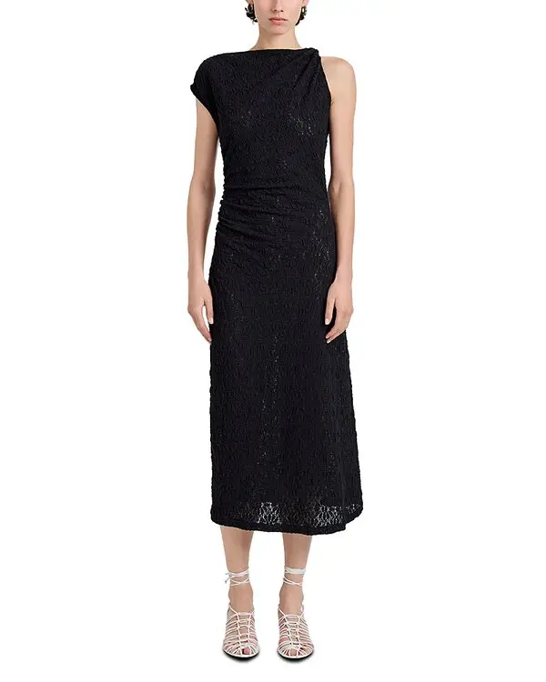 Proenza Schouler White Label Astra Lace Midi Dress - Black