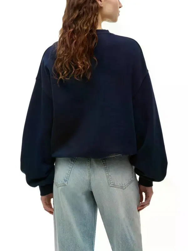 Tommy Hilfiger Crest Logo Drawstring Hem Sweater - Blue