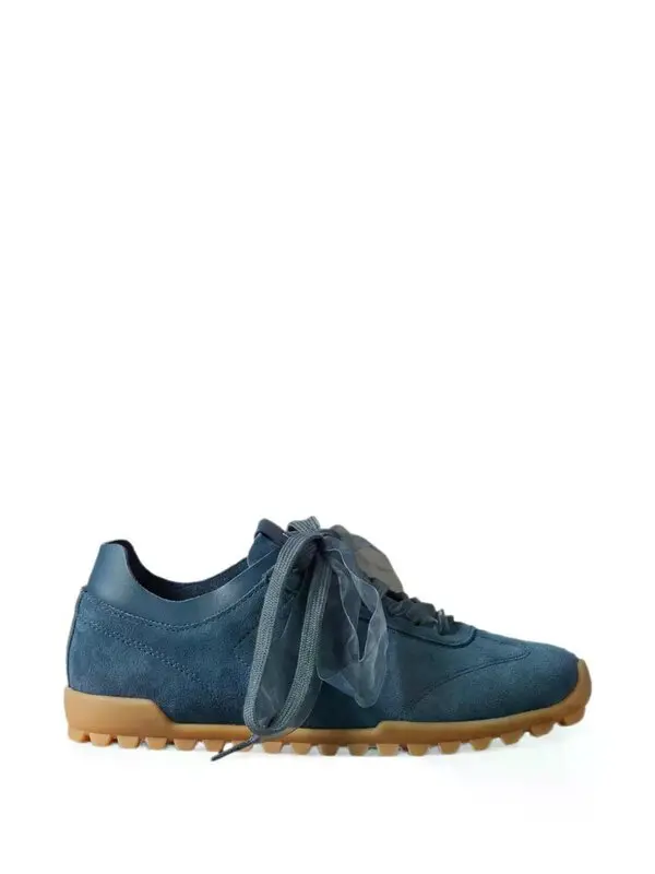 Calvin Klein Suede Ribbon-lace Sneakers