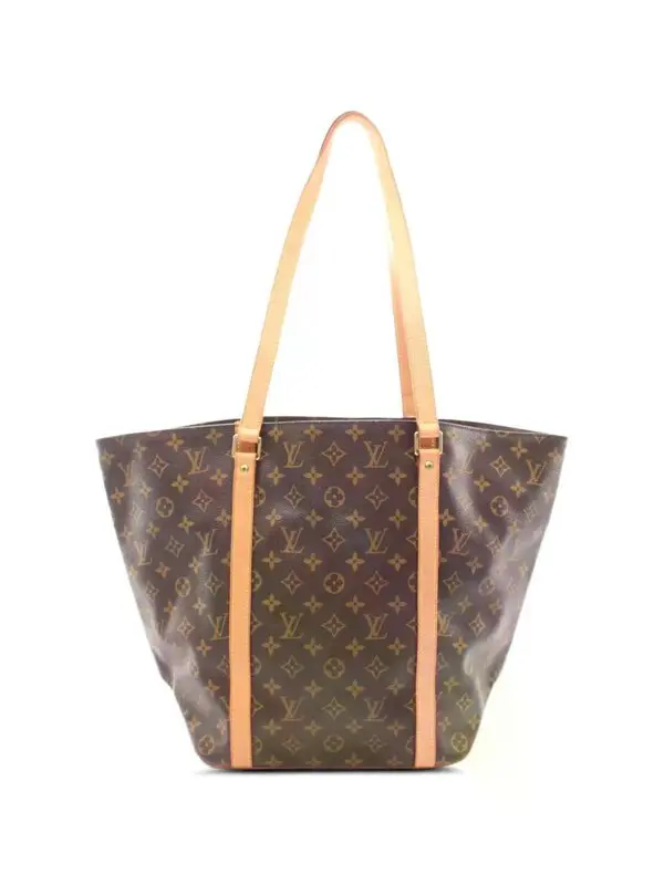LOUIS VUITTON Monogram Canvas Tote Bag - Brown