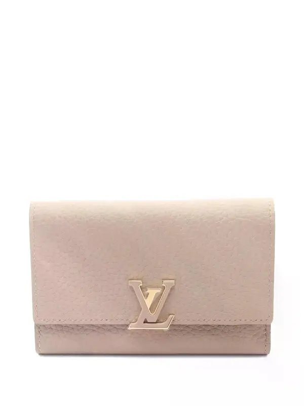 LOUIS VUITTON 2021s Capucines Trifold Wallet - Neutrals