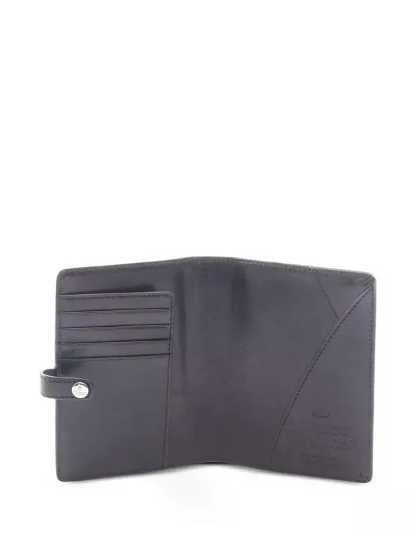 VIVIENNE WESTWOOD Orb-plaque Passport Holder - Black