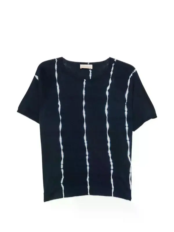 Momoni Calella Tie-dye Raglan Sleeve T-shirt - Blue