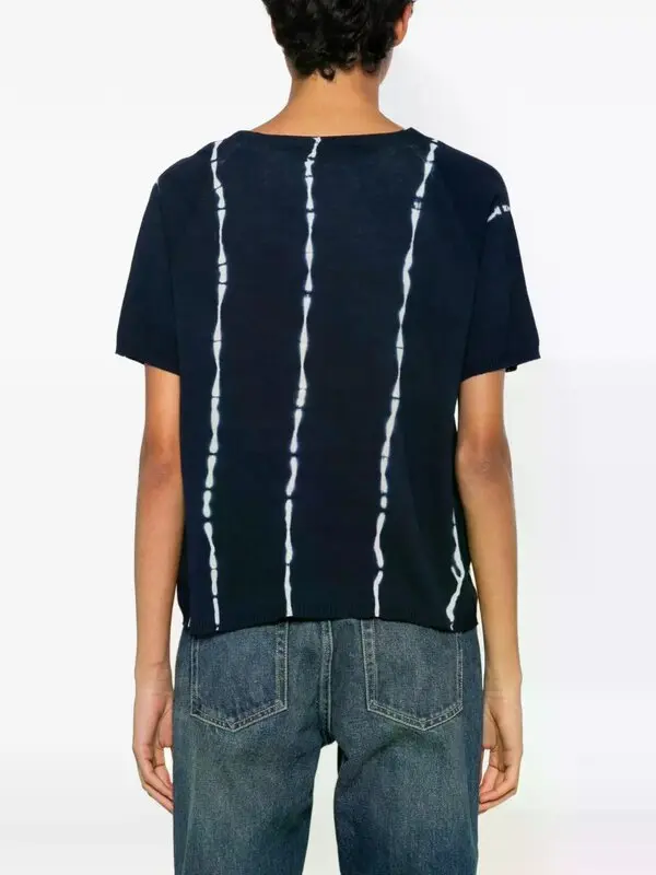 Momoni Calella Tie-dye Raglan Sleeve T-shirt - Blue