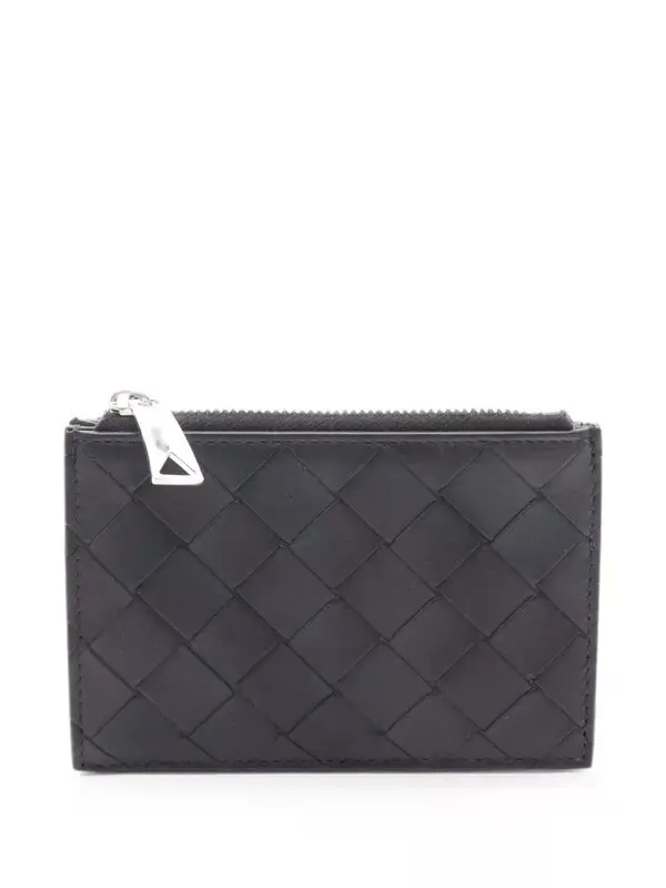 Bottega Veneta Intrecciato Card Case - Black