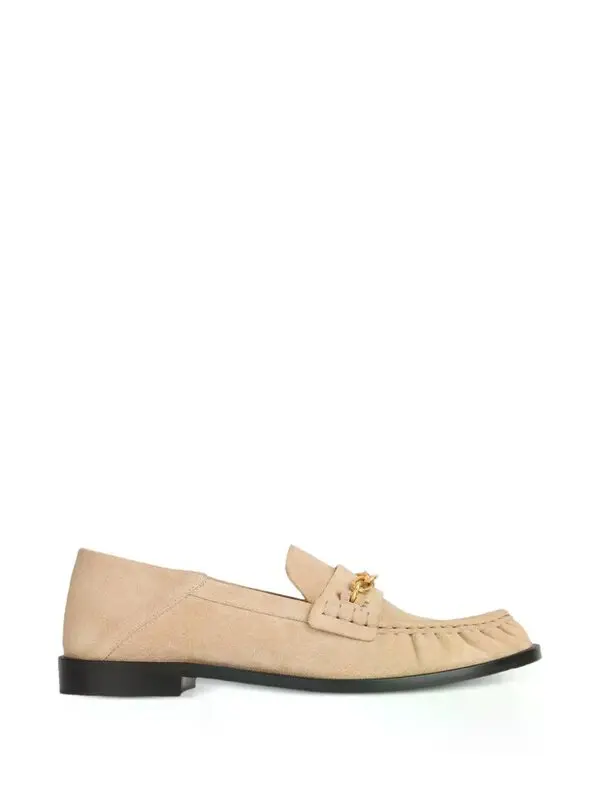 Balmain Sync Suede Leather Loafers