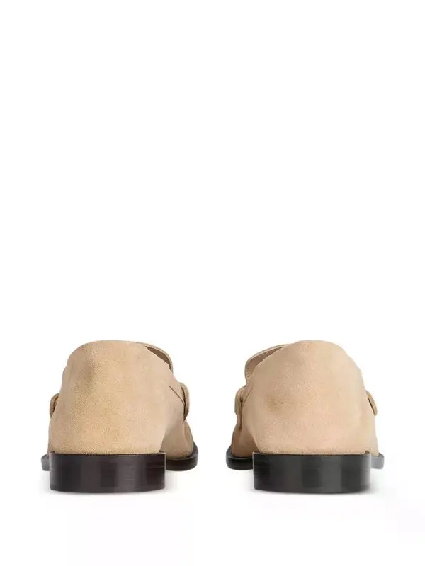 Balmain Sync Suede Leather Loafers