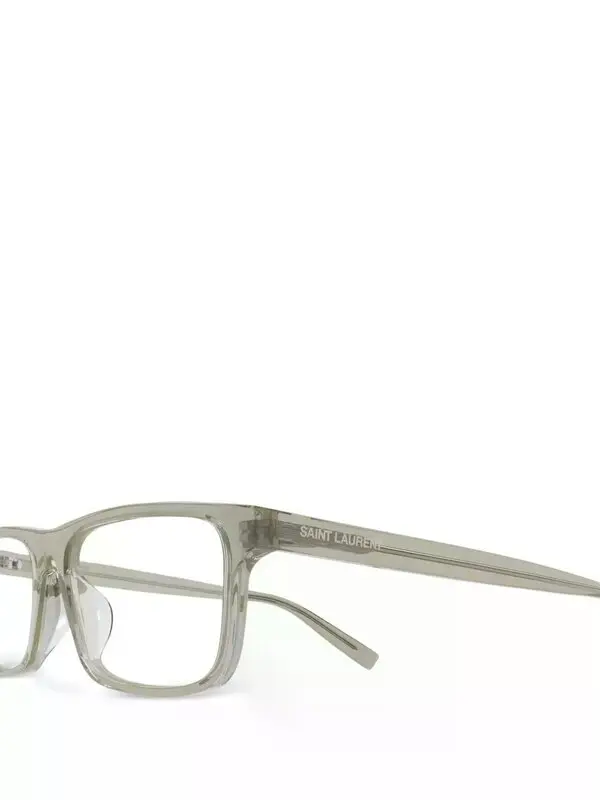 Saint Laurent Rectangle-frame Glasses - Grey
