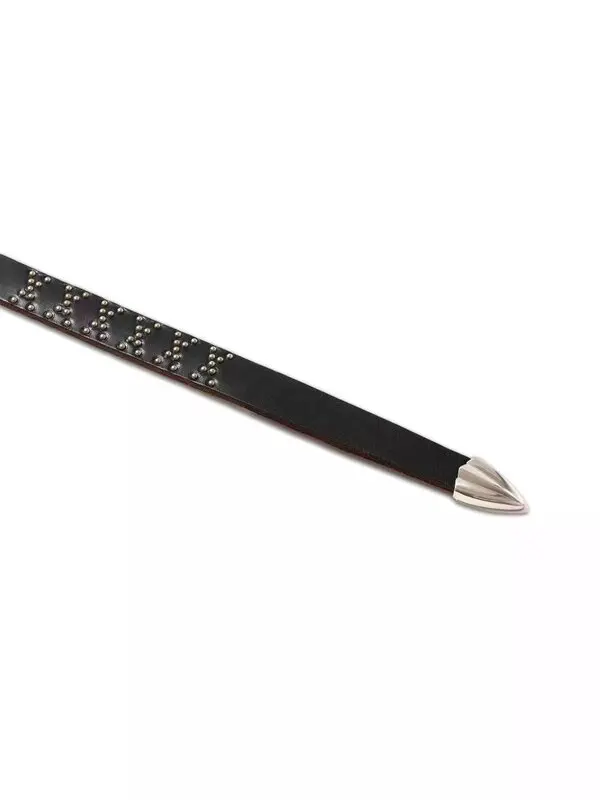 SAINT MXXXXXX Narrow Stud-embellished Belt