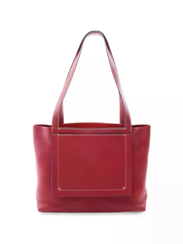 Hermès Cabas-égérie 31 Tote Bag - Red