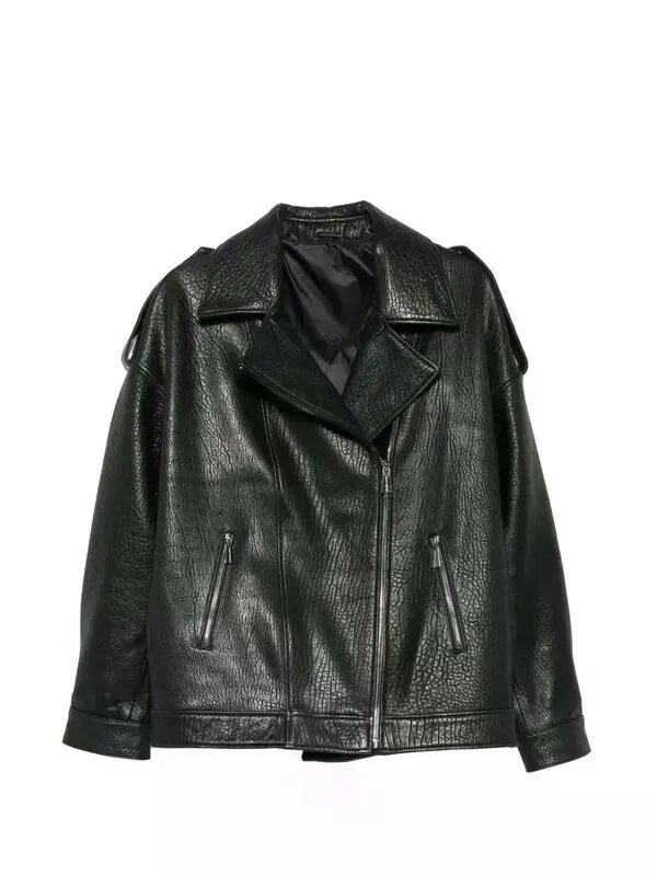ADRIANNA FERETTI Leather Biker Jacket
