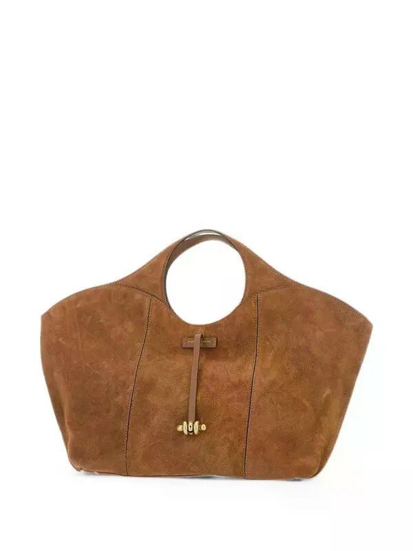 GIANNI CHIARINI Infinity Suede Tote Bag