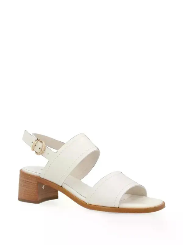 FRAU Leather Buckle-fastening Sandals - White